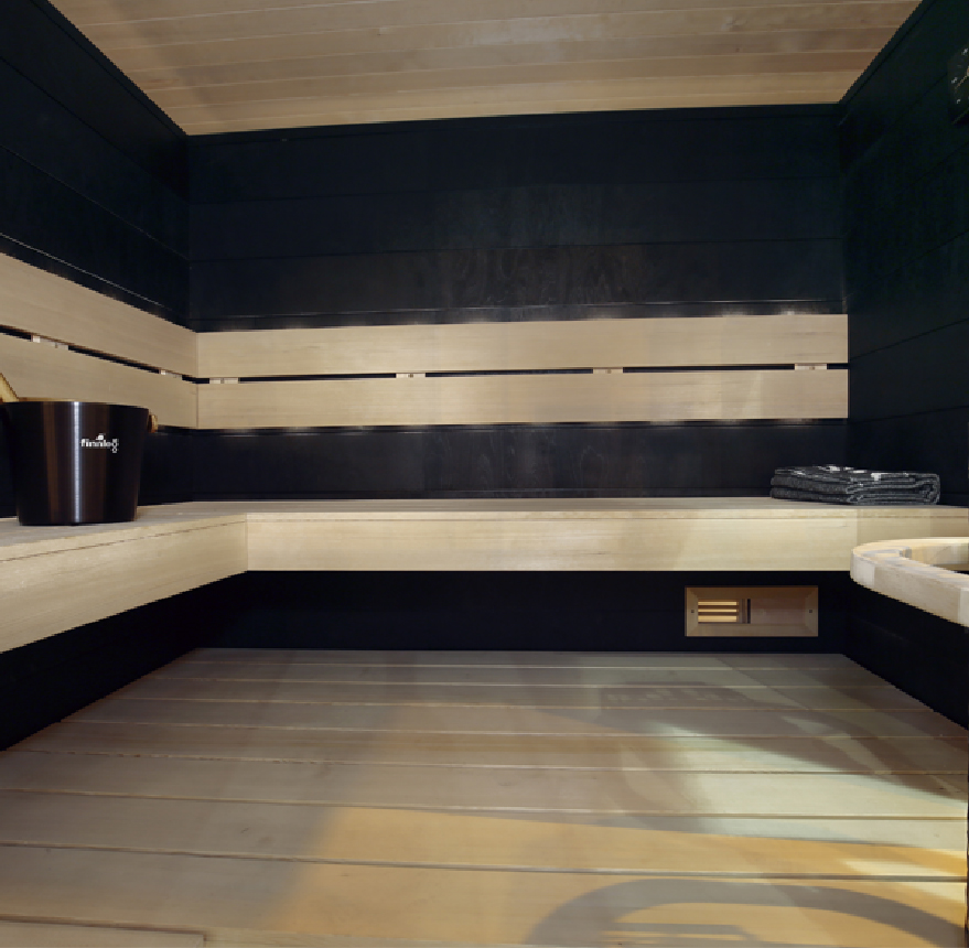 Permanently Installed Custom Saunas - Hot Water Productions