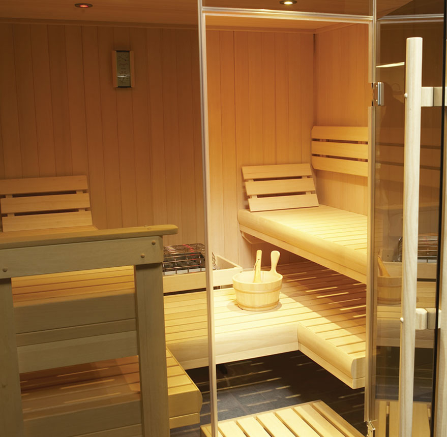 Permanently Installed Custom Saunas - Hot Water Productions